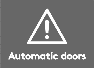Automatic Door Sign