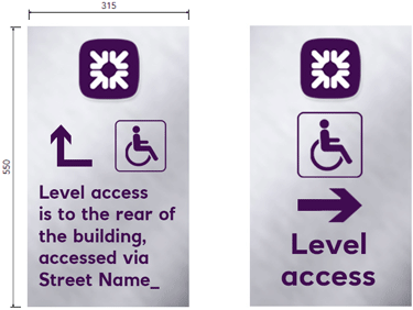 Level Access Signs